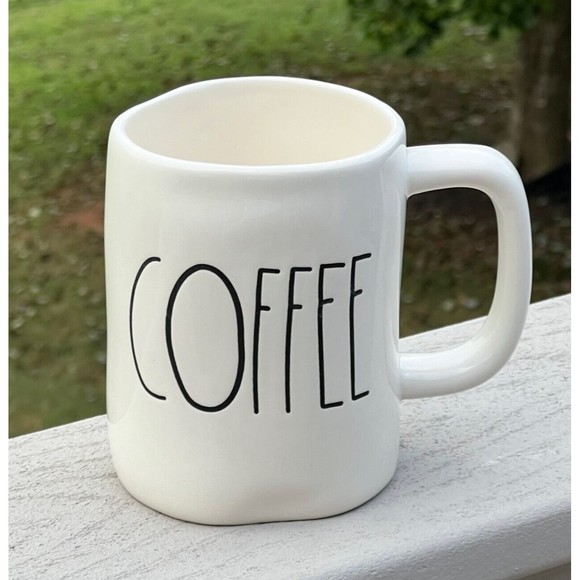 Rae Dunn | Dining | Rae Dunn Coffee Mug White Black Java Artisan ...